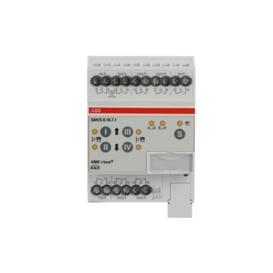 ABB 2CDG110250R0011, SAH/S8.16.7.1 Schalt-/Jalousieaktor, 8fach, 16 A, REG