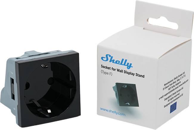 Shelly Wall Display Socket - Sockel für Tischständer, Schwarz